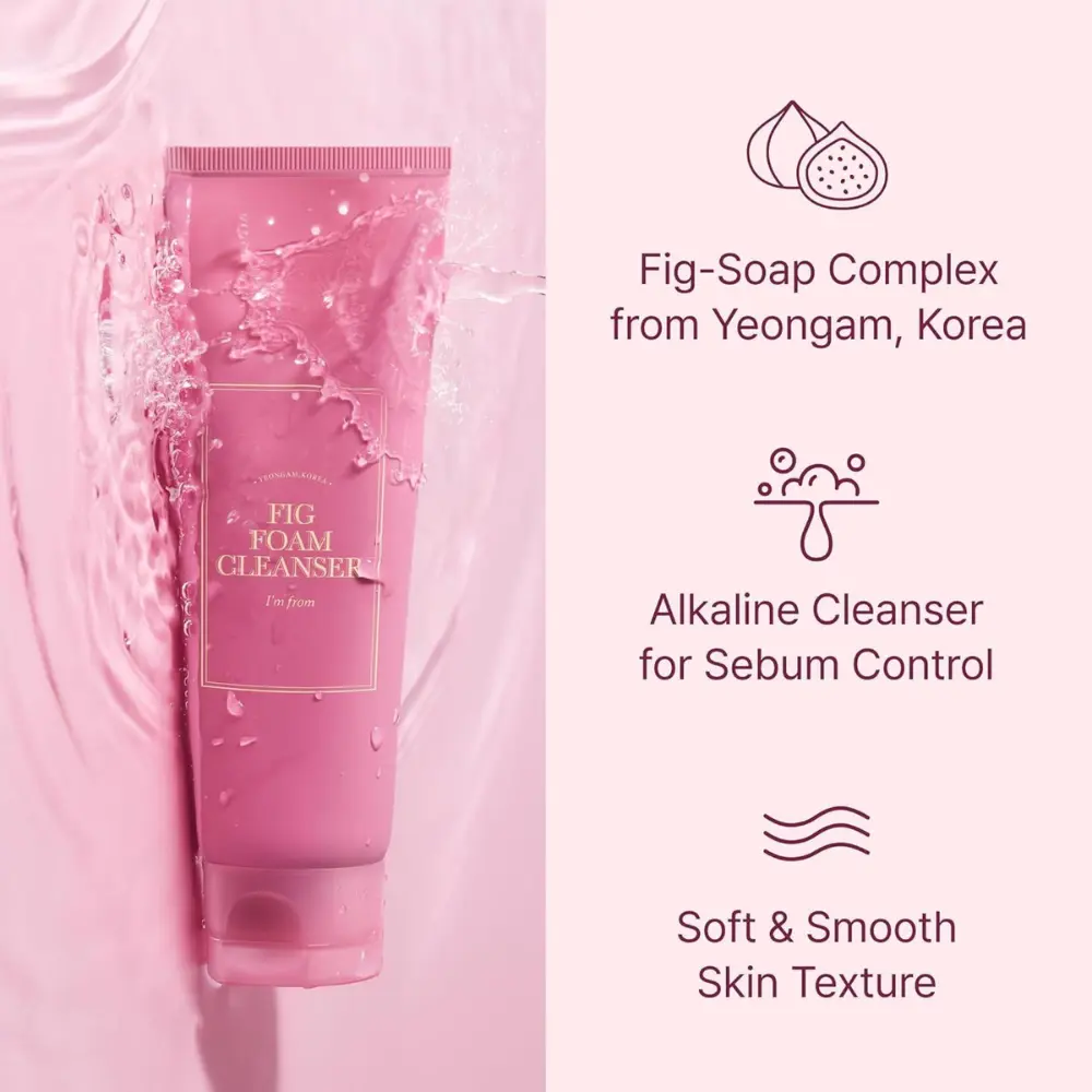 I’m From Fig Foam Cleanser 150ml Gentle Daily Facial Cleanser